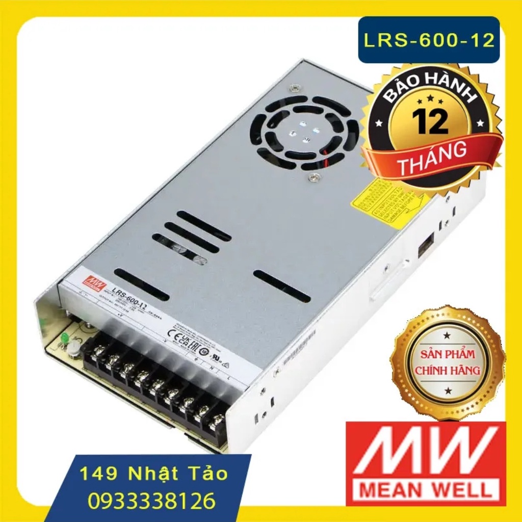 Nguồn tổ ong MEAN WELL LRS-̉600-12 hàng mới hàng nhập chính ngạch được ủy quyền | Shopee Việt Nam