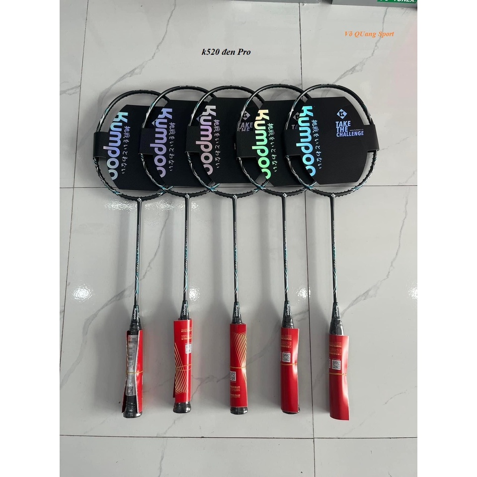 Vợt cầu lông Kumpoo K520 Pro trắng,K520 Pro đen,chính hãng(Căng Cước ...