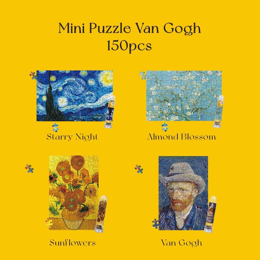 Bộ Xếp Hình Van Gogh 150 Mảnh - Mini Puzzle 150 pcs | Shopee Việt Nam