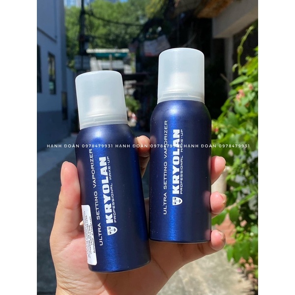 XỊT KHOÁ NỀN KRYOLAN ULTRA SETTING VAPORIZER SPRAY | Shopee Việt Nam