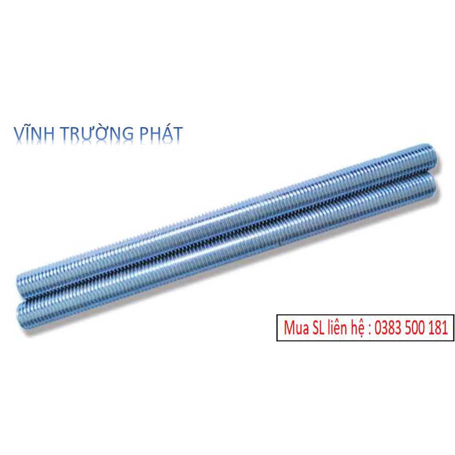 Ty ren mạ kẽm M6/M8/M10/M12/M14 dài 1Mét | Shopee Việt Nam