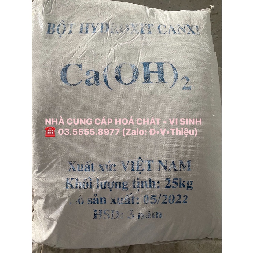 Vôi ngậm nước (Ca(OH)2_Việt Nam) - Xử lý nước - 5kg/bịch | Shopee Việt Nam