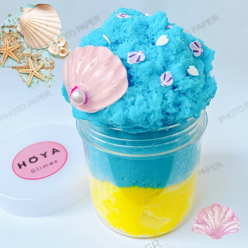 [Snowonder] OCEAN SHELLS/ Slime Mây Kèm Charm Vỏ Sò Đủ Màu Trang Trí ...