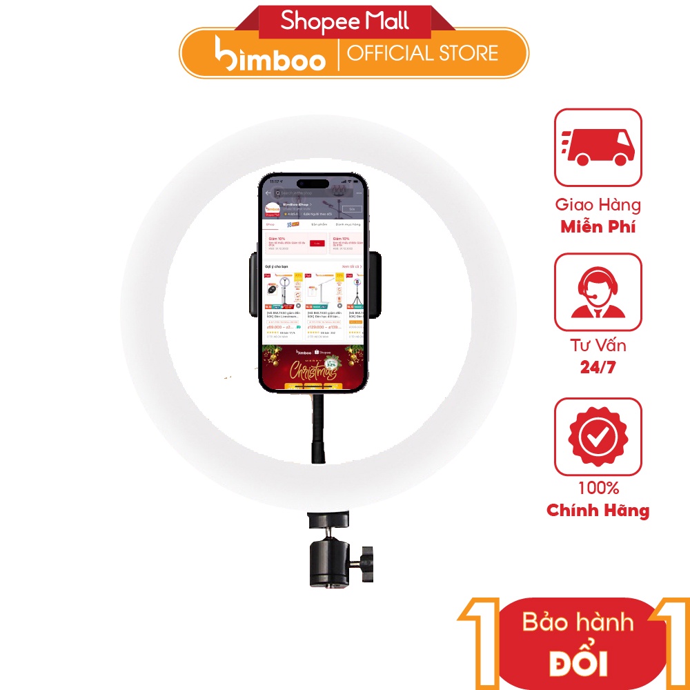 Đèn Livestream BIMBOO Quay Phim, Chụp Ảnh Ánh Sáng Sắc Nét - Lẻ Đèn | Shopee Việt Nam