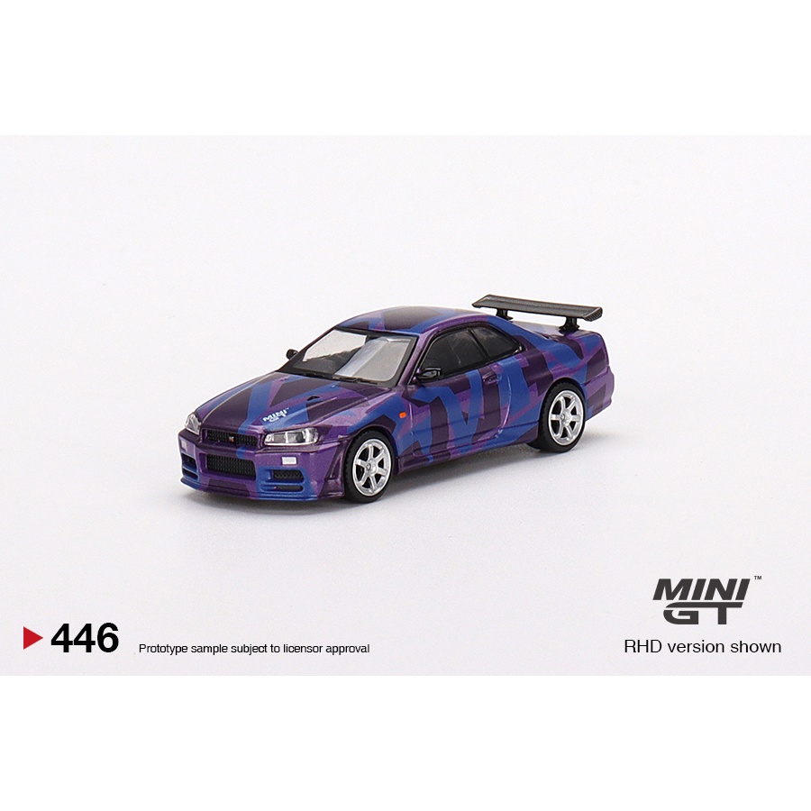 ducstore Xe mô hình MiniGT 446 - Nissan Skyline GT-R (R34) V-Spec II ...