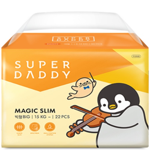 Tã quần Hàn Quốc Super Daddy Magic Slim mẫu mới size Big 22 miếng (trên ...