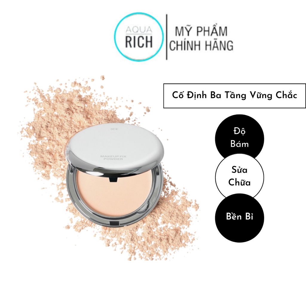 Phấn Phủ Nén 3CE Makeup Fix Powder - Hộp Đen [Fair - Soft Medium ...