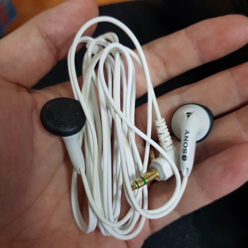 Tai nghe Sony MDR-E808,E804,E808+siêu cổ,siêu cũ,siêu bass|Tặng mút và túi da | Shopee Việt Nam