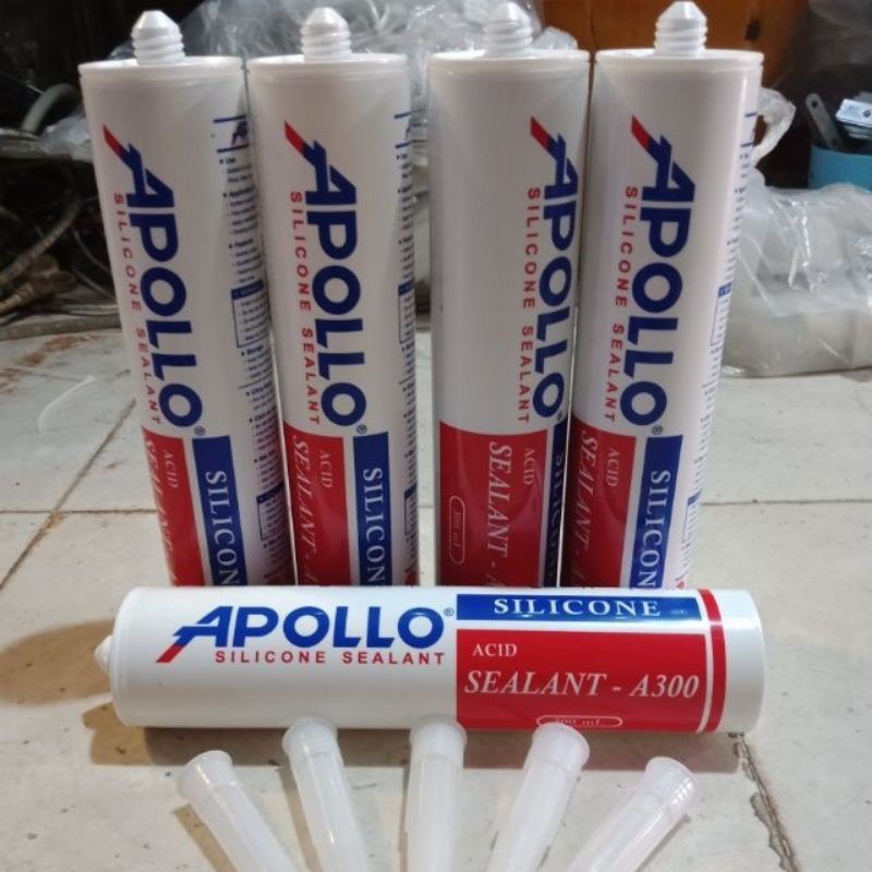 Keo Silicone A300 APOLLO trắng,trong,xám,đen | Shopee Việt Nam