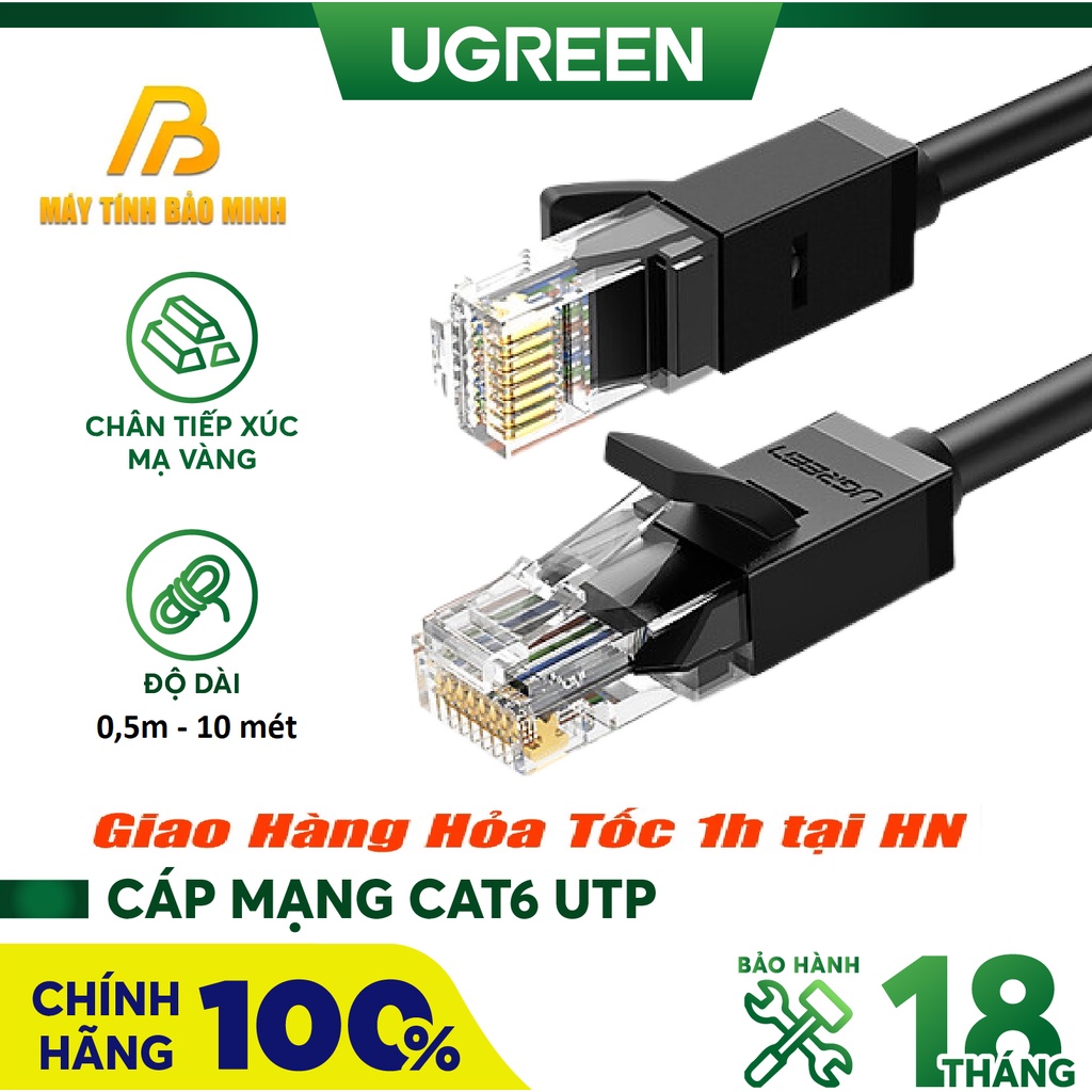 Cáp Mạng Cat6 2 Đầu Đúc Gigabit Ugreen 20158 20159 20160 20161 20162 ...