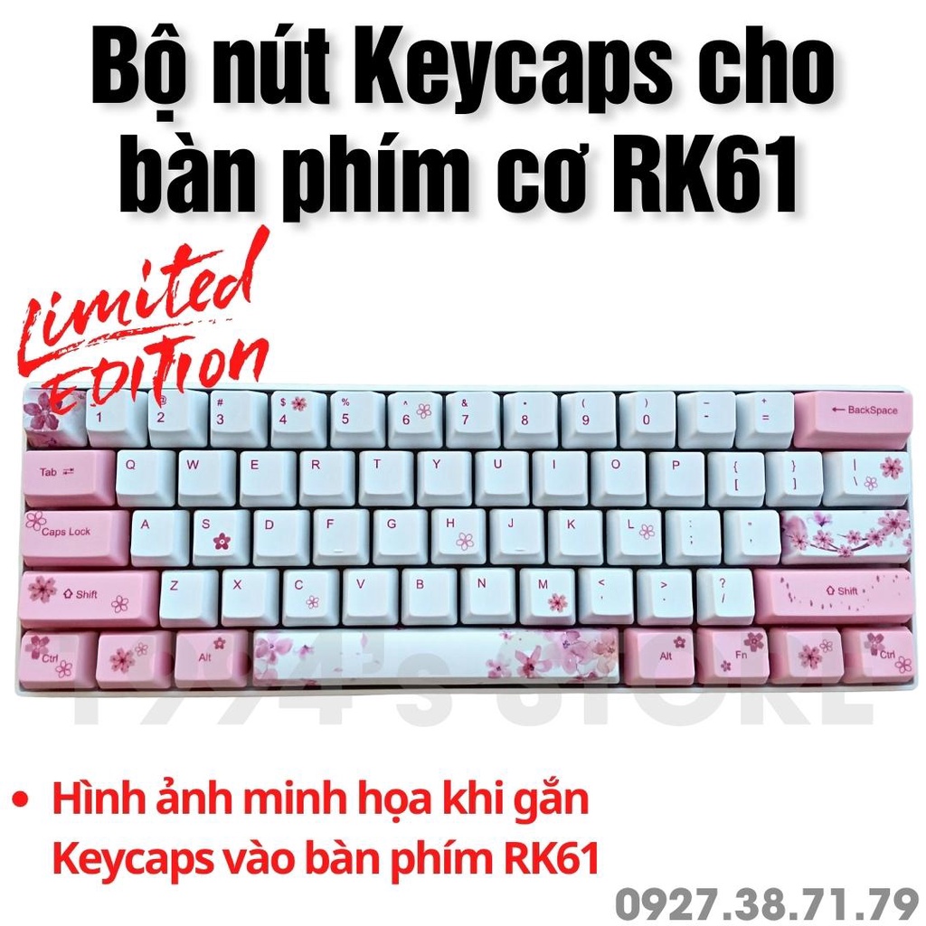 RK61 HOTSWAP - Bàn Phím Cơ Không Dây RK61 Version 4 - LED RGB Custom ...
