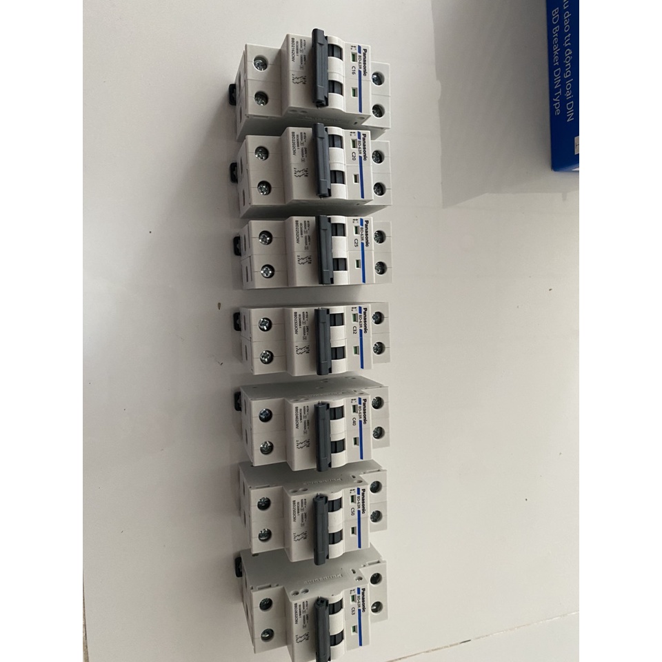 Cầu dao tự động Aptomat MCB CB 2P 2 Pha 2 tép Panasonic 16A 20A 25A 32A 40A 50A 63A-Chính Hãng ...