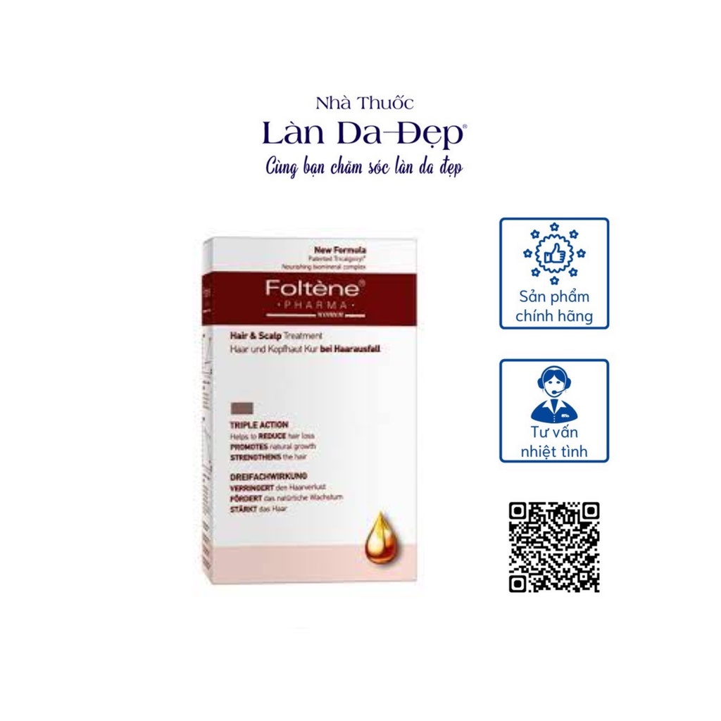 FOLTEN PHARMA HAIR AND SCALP SOLUTION – TÍNH CHẤT RỤNG TÓC | Shopee ...