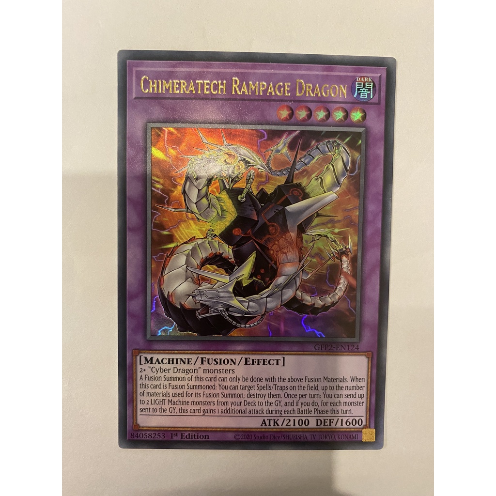 [Thẻ Bài Yugioh Chính Hãng] Chimeratech Rampage Dragon | Shopee Việt Nam