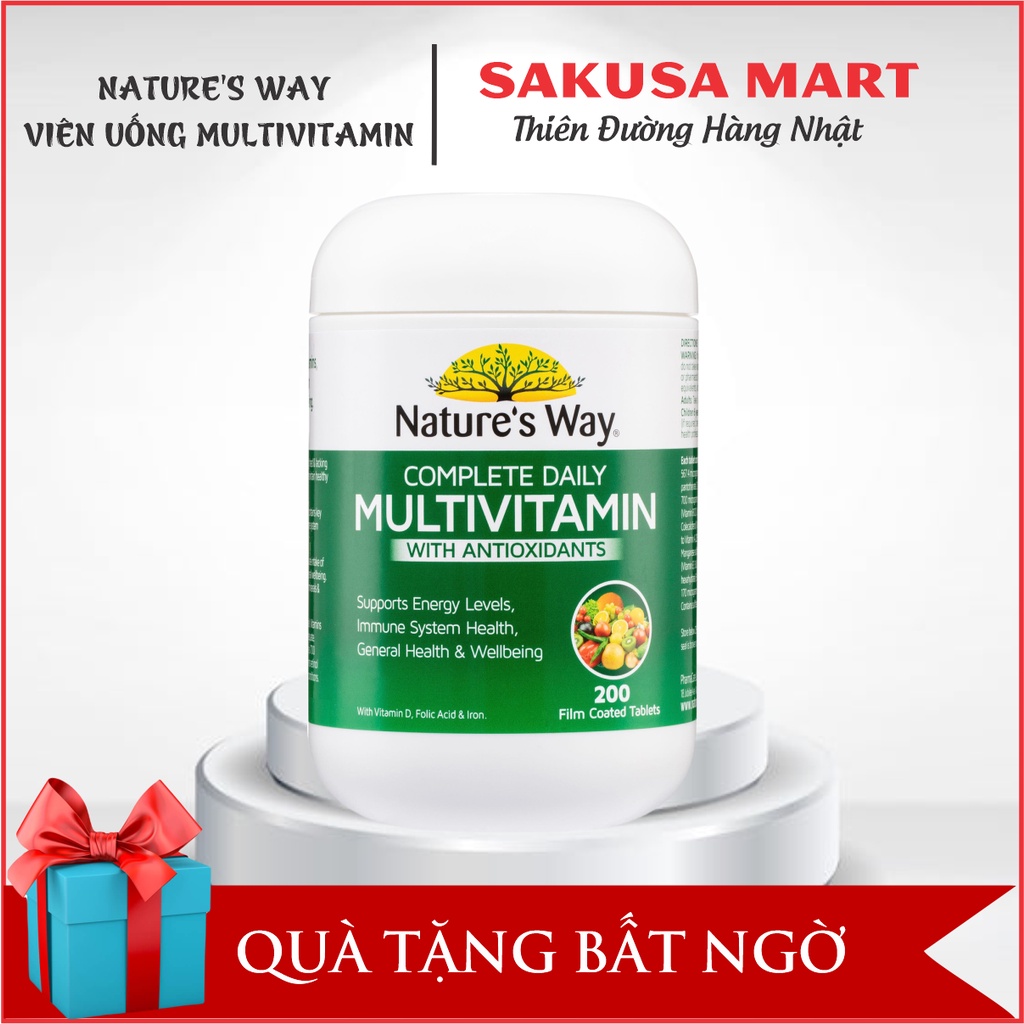 Viên Uống Vitamin Tổng Hợp Nature’s Way Complete Daily Multivitamin Úc ...
