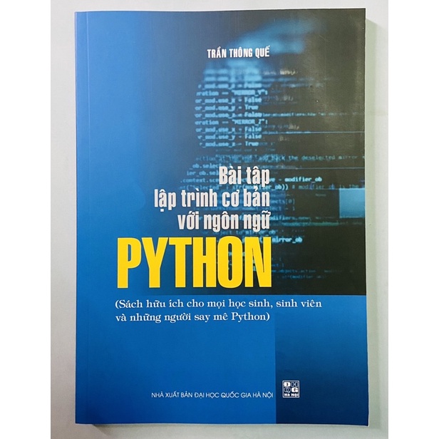 Sách - Bài tập lập trình cơ bản với ngôn ngữ Python | Shopee Việt Nam