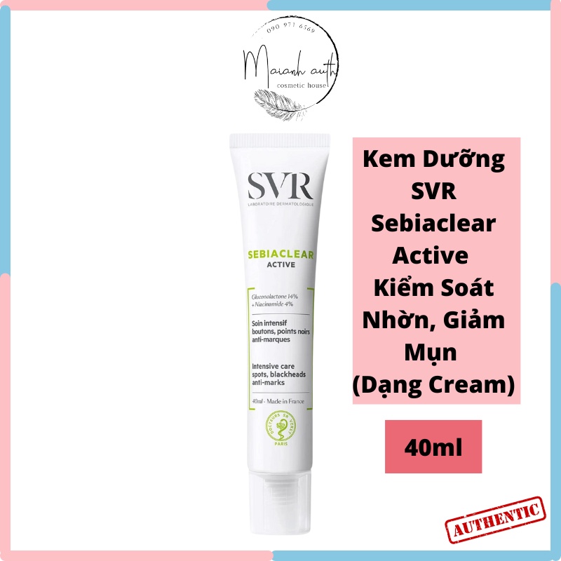 Kem Dưỡng SVR Sebiaclear Active Dạng Cream Kiểm Soát Nhờn & Giảm Mụn ...