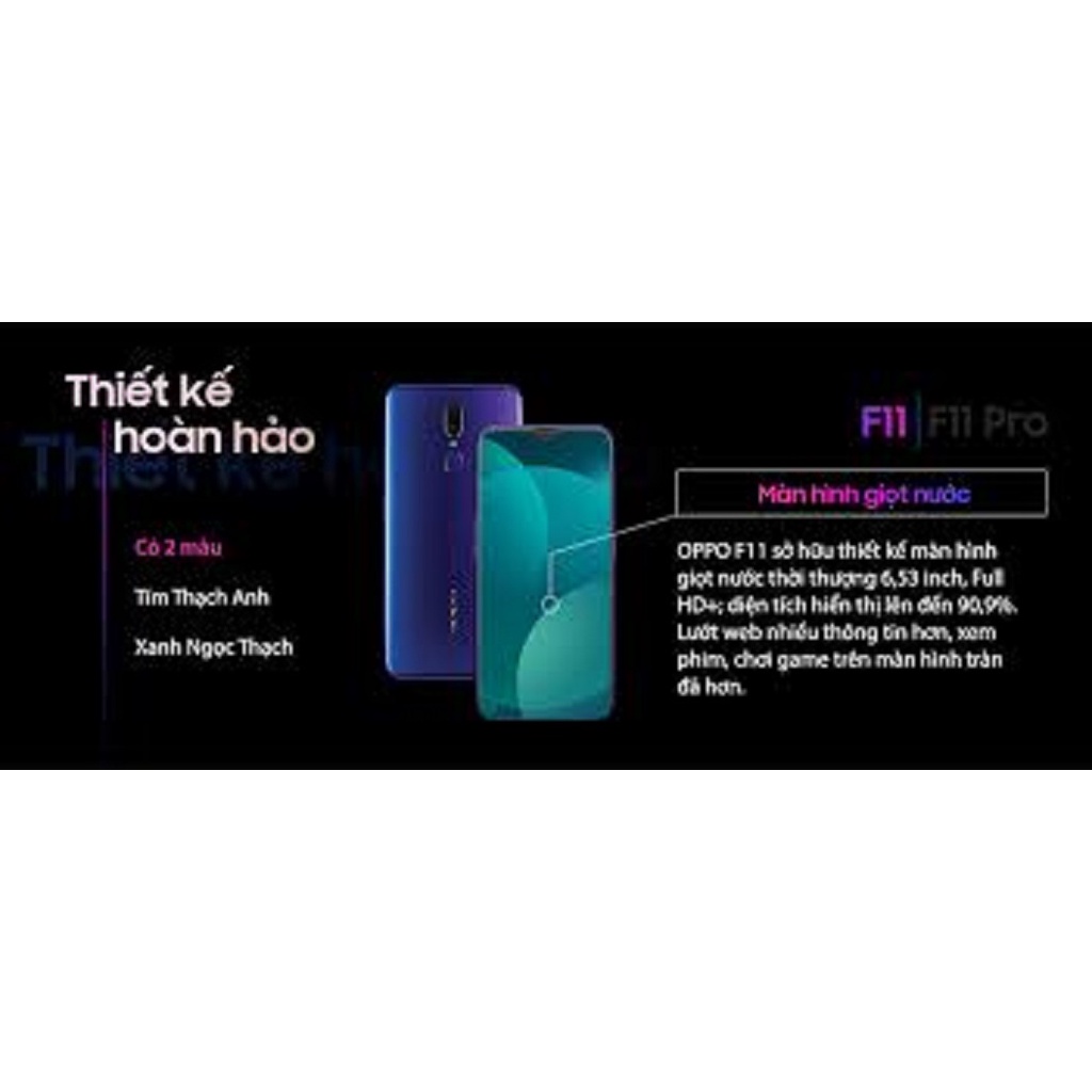 Điện thoại Oppo F11 2SIM máy Chính hãng ram 8G /256G, màn hình 6.5inch ...