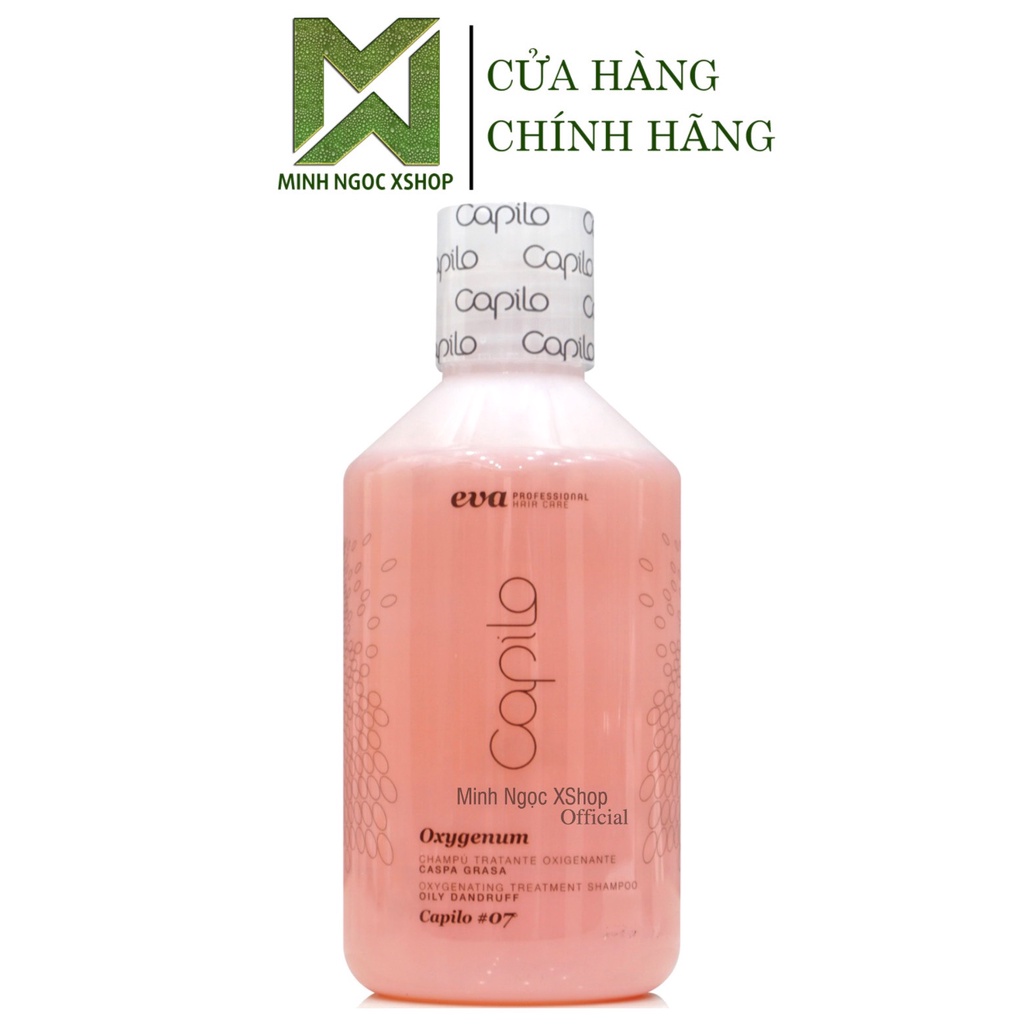 Dầu gội sạch sâu và ngăn gàu Eva Capilo Oxygenum Shampoo #07 300ML chính hãng | Shopee Việt Nam