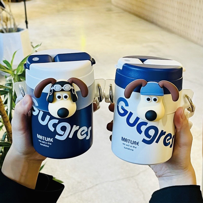 Cốc giữ nhiệt hai lớp AC Decor Snoopy 420ml , Ly giữ nhiệt 4-8h inox ...