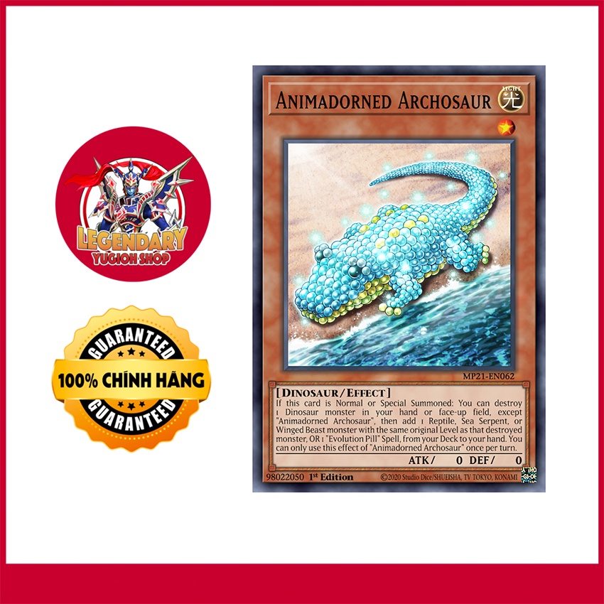 [Thẻ Bài Yugioh Chính Hãng] Animadorned Archosaur | Shopee Việt Nam