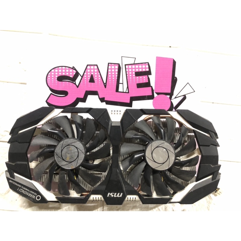 Quạt + Tản msi gtx 1050 1060/ Chính hãng cũ Zin theo VGA | Shopee Việt Nam