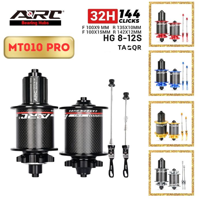 HUB/Đùm Xe Đạp ARC MT101 Pro Vỏ Carbon Fiber Phanh Đĩa 32 Lỗ QR 100/135 ...