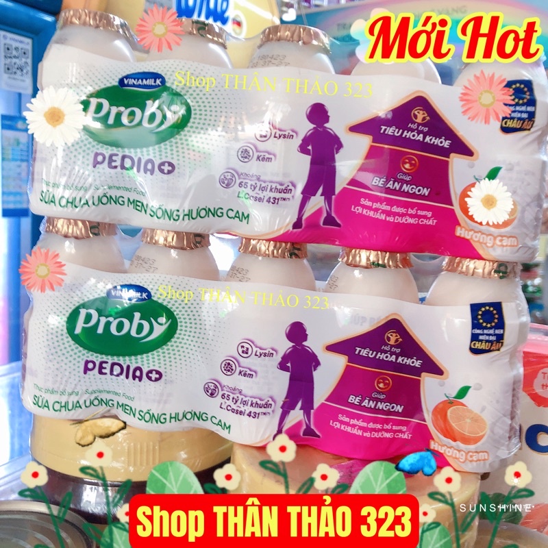 Mới -SỮA CHUA UỐNG PROBI LÊN MEN TỰ NHIÊN VINAMILK 65ml | Shopee Việt Nam