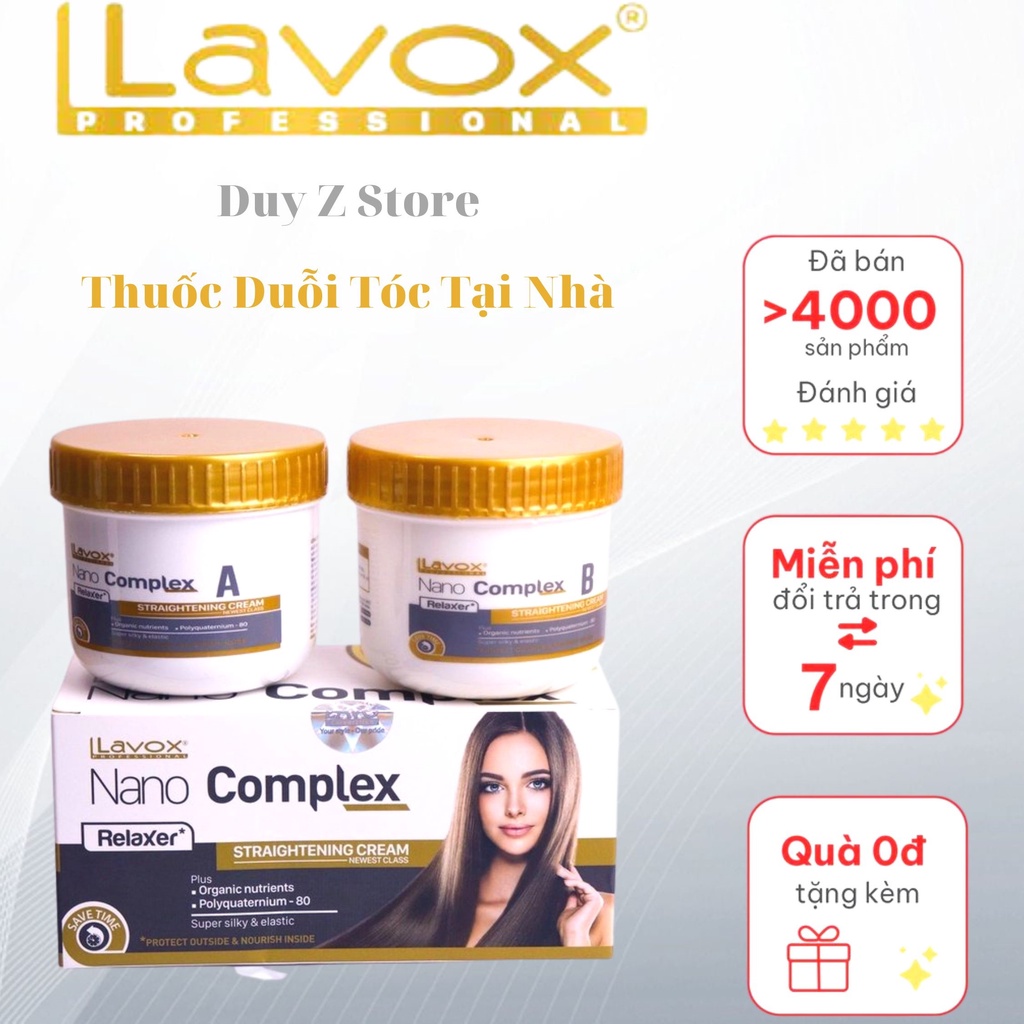 Duỗi Ép Tóc Nhỏ Lavox nano Complex 300ml - Thuận Tiện Duỗi Ngay Tại Nhà ...