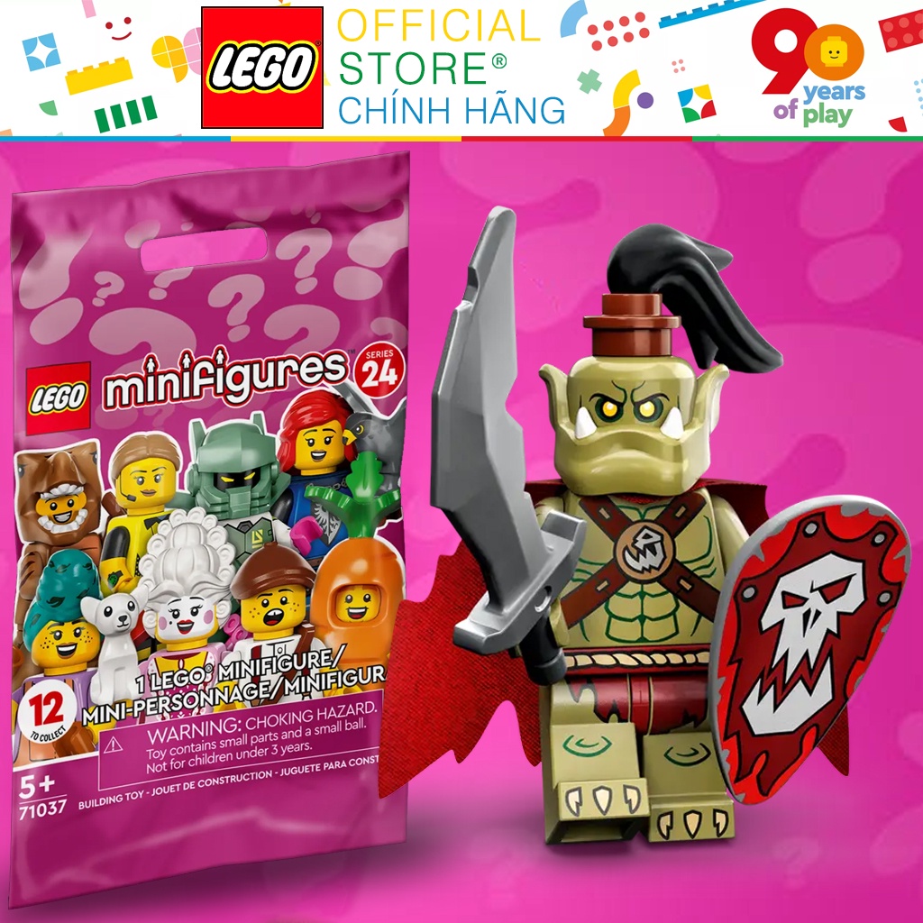 [Lego Official - Có Sẵn] Nhân vật LEGO Minifigures 24 71037 Orc Warrior ...