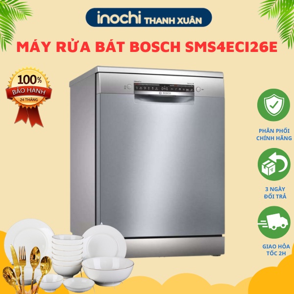 MÁY RỬA BÁT BOSCH SMS4ECI26E - Bảo Hành 24 Tháng - Hàng Chính Hãng ...