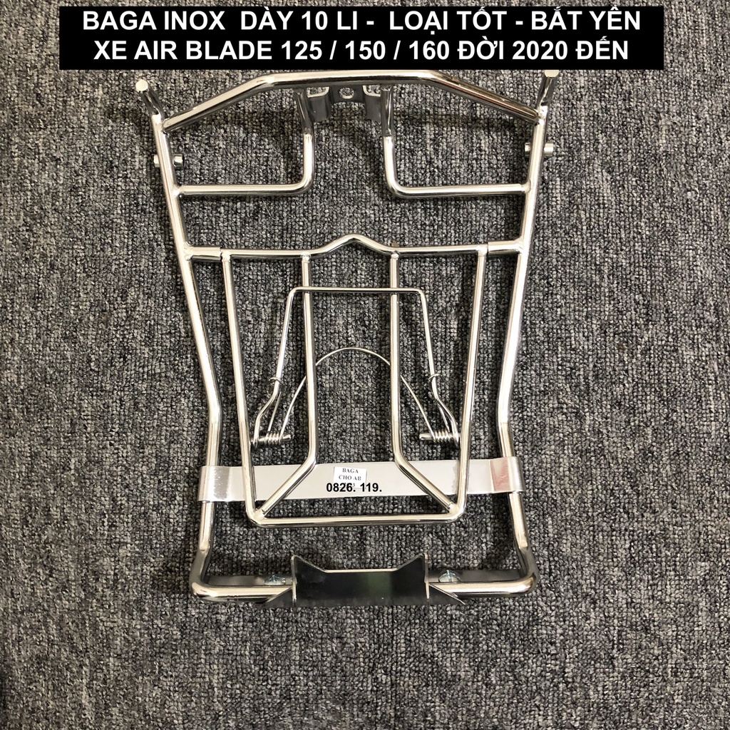 Baga Xe Air Blade Đời 2020 - 2023 - Loại AB 125i, 150i, 160i - Bắt Yên ...