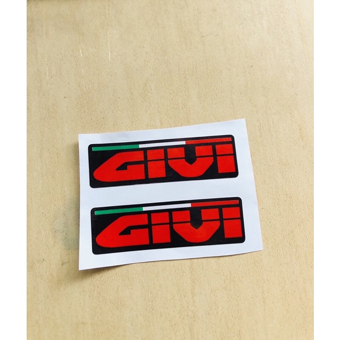 Logo Givi Đỏ Decal in | Shopee Việt Nam