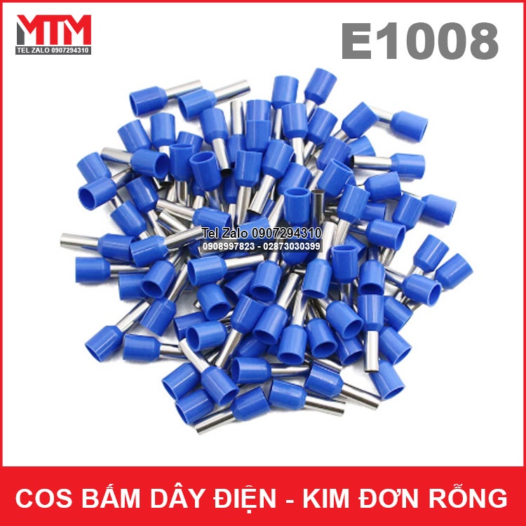 Đầu cos bấm dây điện 1.0mm - E1008 Kim Đơn Rỗng 30 cái | Shopee Việt Nam