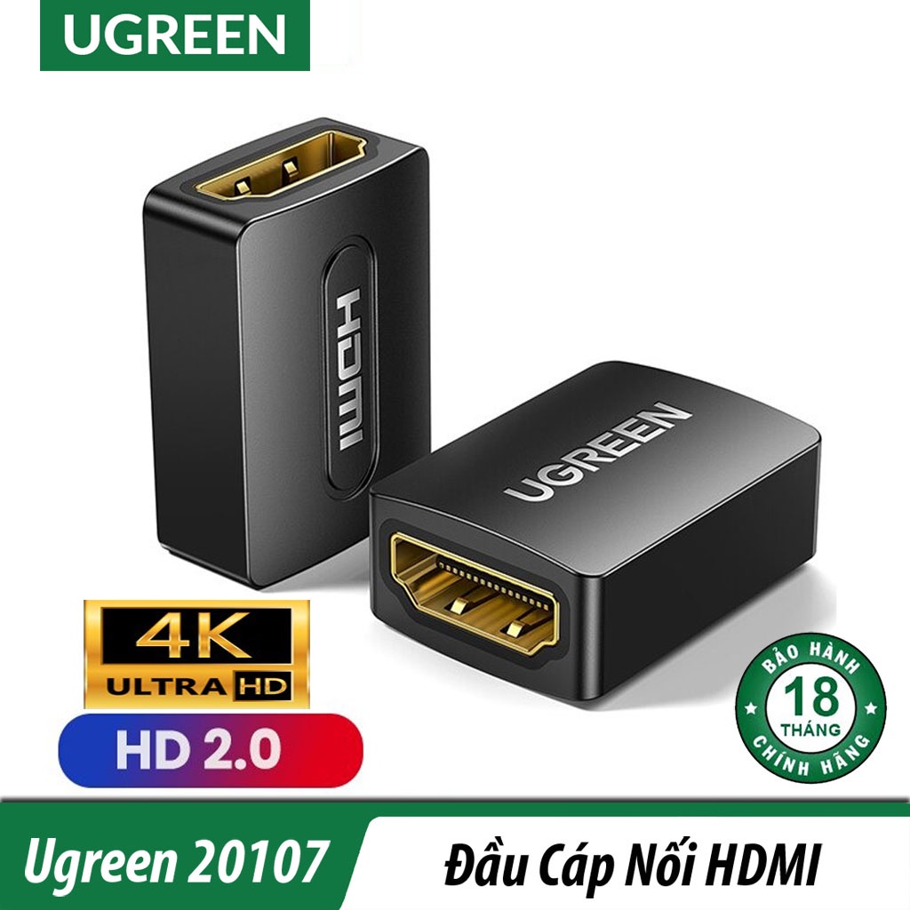 Đầu nối HDMI Ugreen 20107 90592 HD159 (FeMale - FeMale HD 2.1 l 4K x 8K ...
