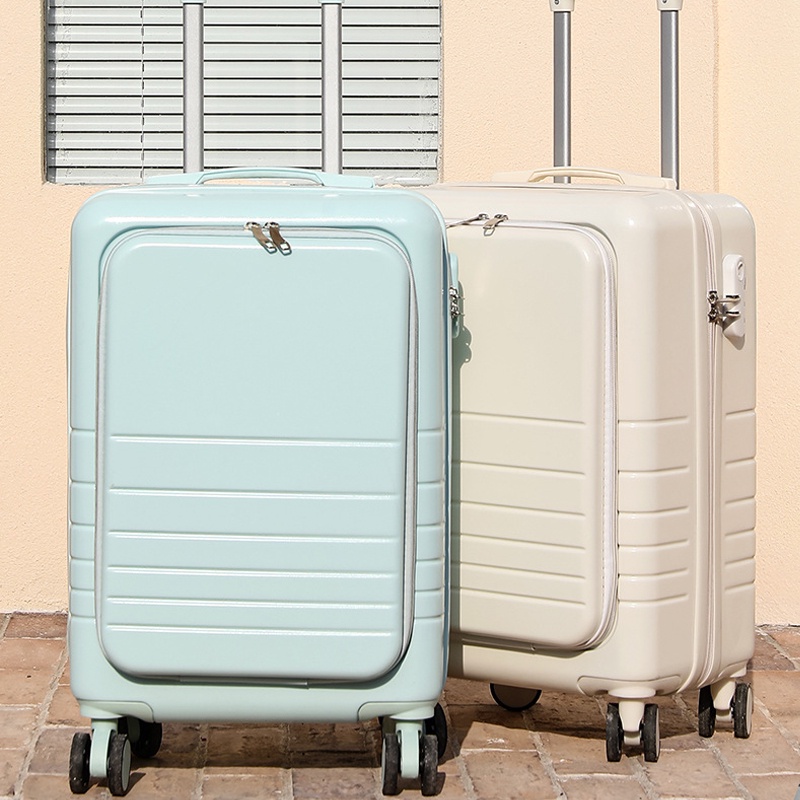 Vali kéo du lịch size 20 có ngăn chống sốc đựng laptop - 2 màu trắng và ...