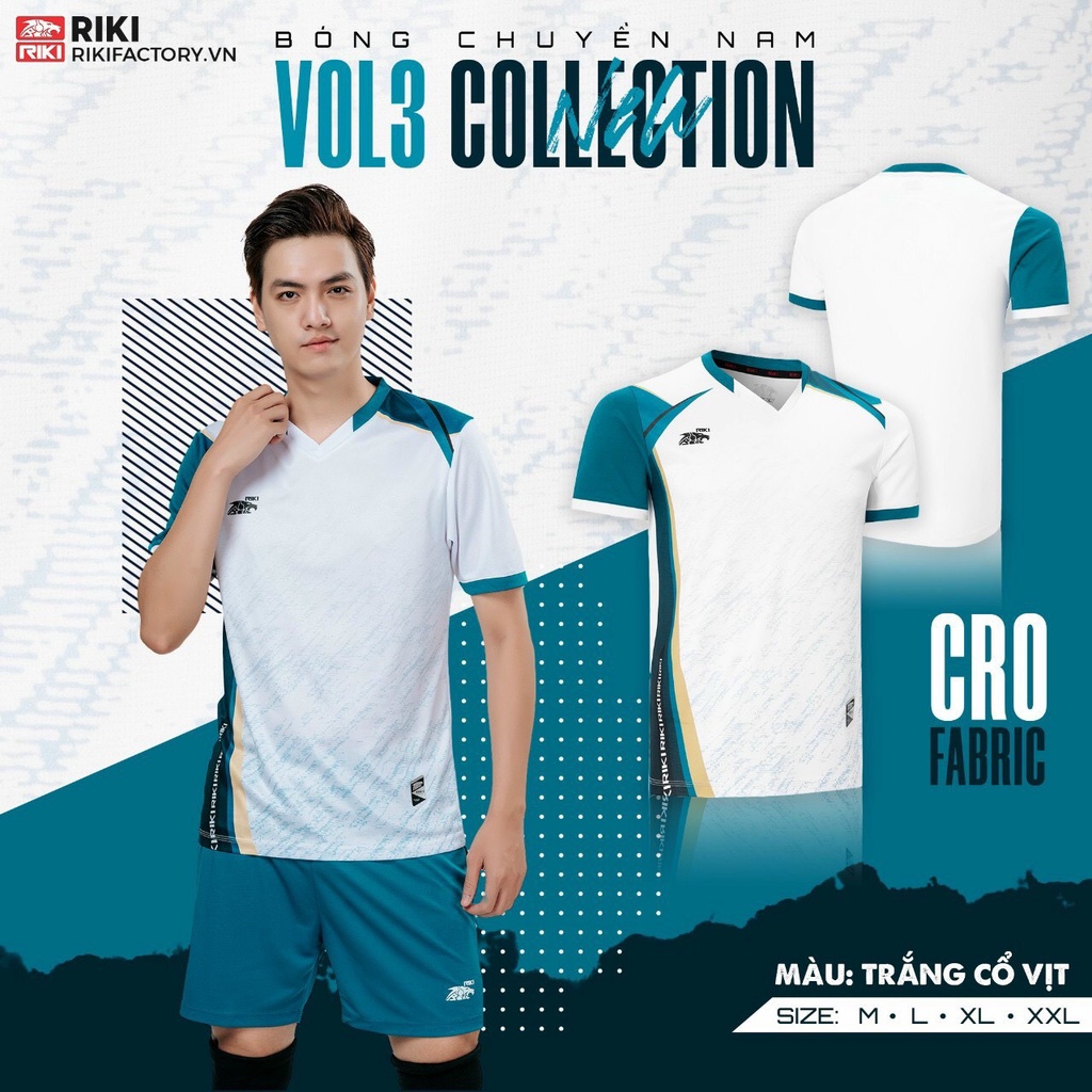 Bộ Quần Áo Bóng Chuyền Nam Riki Vol 3 - Độ Bền Cao, Thoáng Khí Tốt | Shopee Việt Nam