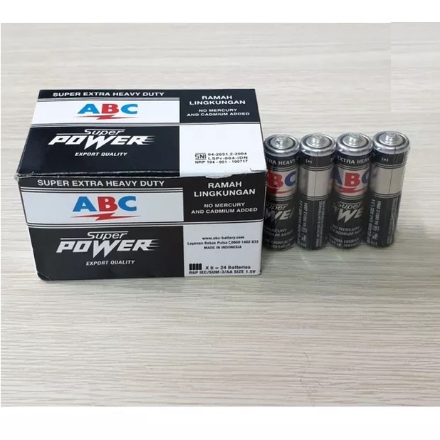 Pin tiểu AA ABC Super Power 1 hộp 24 viên | Shopee Việt Nam