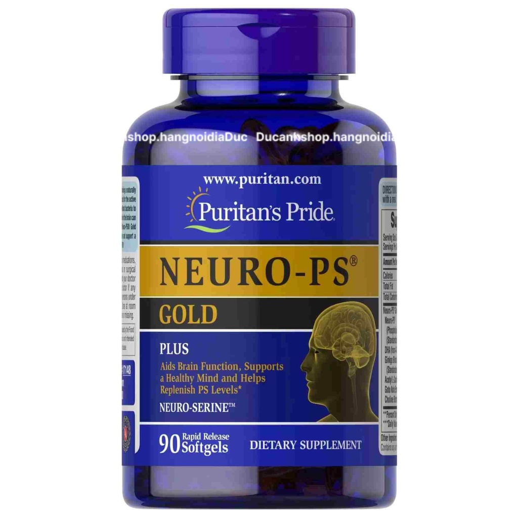 (NỘI ĐỊA MỸ) TPBVSK tăng cường tuần hoàn máu não #Puritan'sPride NEURO ...