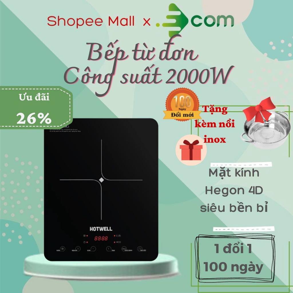 BẾP TỪ ĐƠN HOTWELL SI20H2 - Hàng chính hãng | Shopee Việt Nam