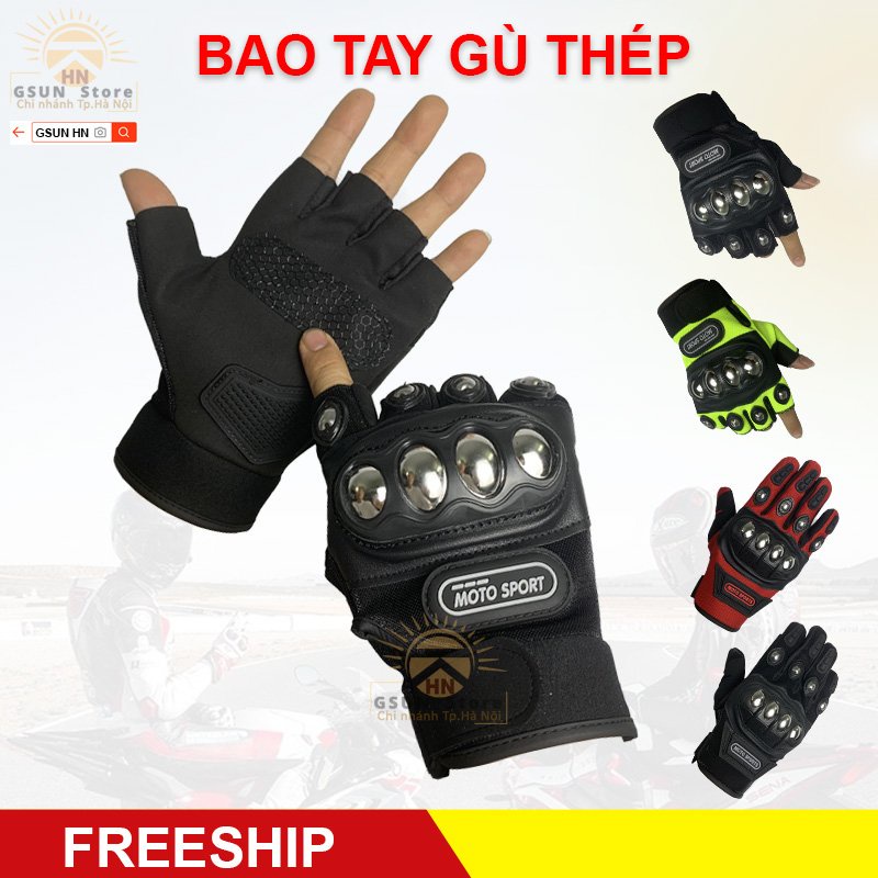 Bao tay gù thép GSH01 - Bao tay gù bọc thép xịn cho nam đi phượt, bảo ...