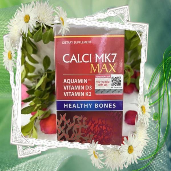 Bổ sung Canxi - Calci MK7 Max - Canxi tảo đỏ, giúp bổ sung canxi, vitamin d3 k2 cho bà bầu, tăng ...
