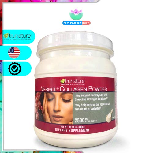 Bột Collagen Trunature Verisol Collagen Powder 2500mg 300g | Shopee ...
