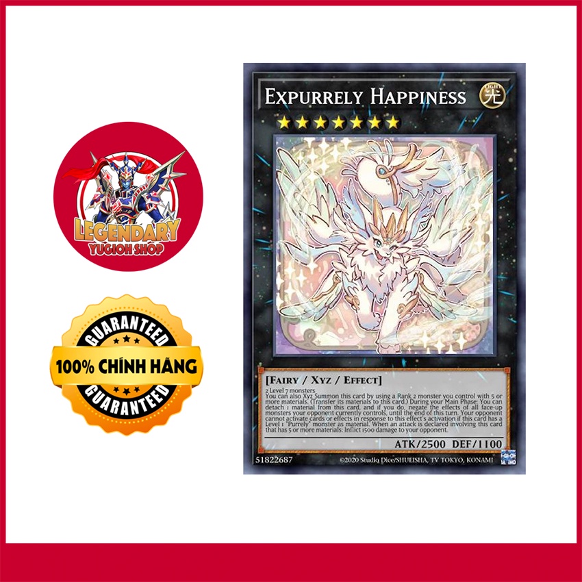 [Thẻ Bài Yugioh Chính Hãng] Expurrely Happiness | Shopee Việt Nam