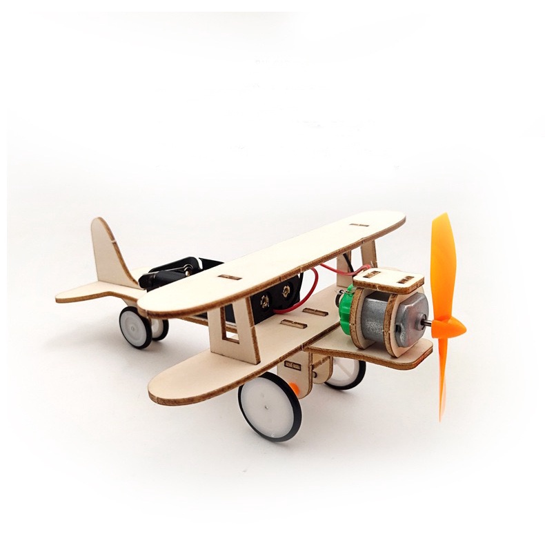 Đồ chơi Steam Khoa học lắp ráp mô hình máy bay taxi Bun Steam DC18 ...