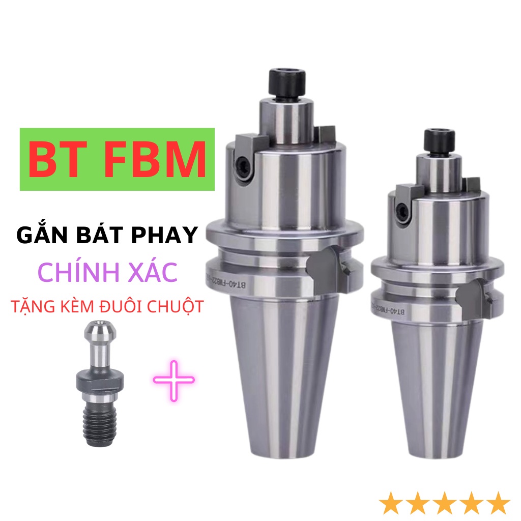 Bt40/30-FBM, bt gắn bát phay ,đĩa phay, đường kính trục22/27/32/40 ,chuyên dùng cho máy phay cnc ...