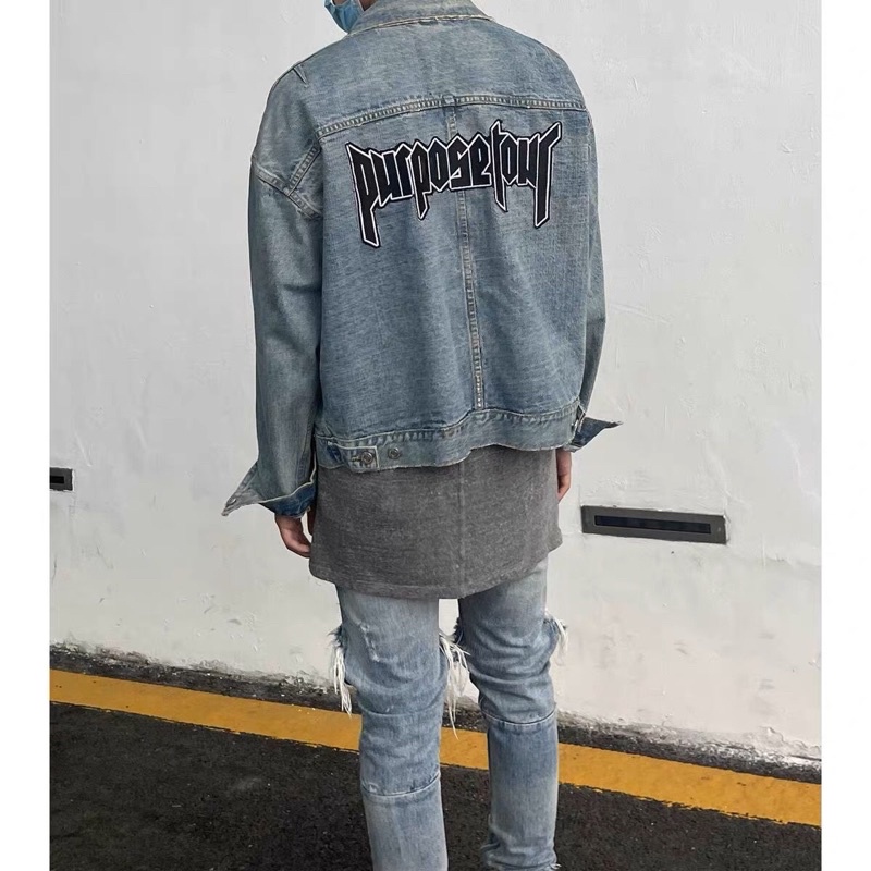 Áo Bò Fear Of God x Purpose Tour - Jacket Denim Jacket- Áo FOG/ Áo ...