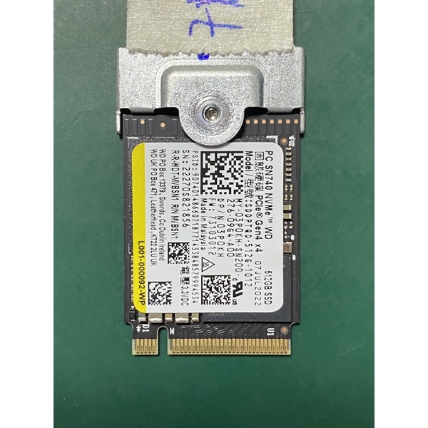 Ổ SSD m.2 nvme 512gb Western SN740 Gen 4x4 mới tháo máy | Shopee Việt Nam