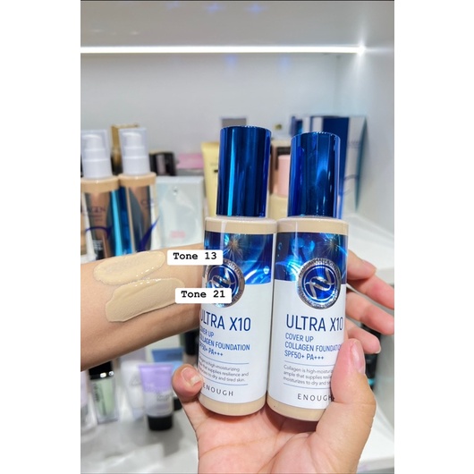 Kem Nền Collagen Ultra X10 Cover Up Collagen Foundation 100ml new | Shopee Việt Nam