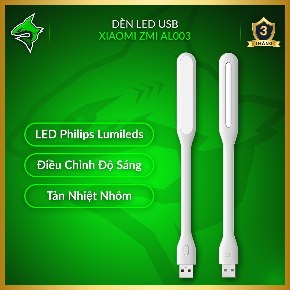 Đèn LED USB Xiaomi ZMI Version 2 (AL003)【Điều Chỉnh Độ Sáng Led Philips Lumileds】 | Shopee Việt Nam